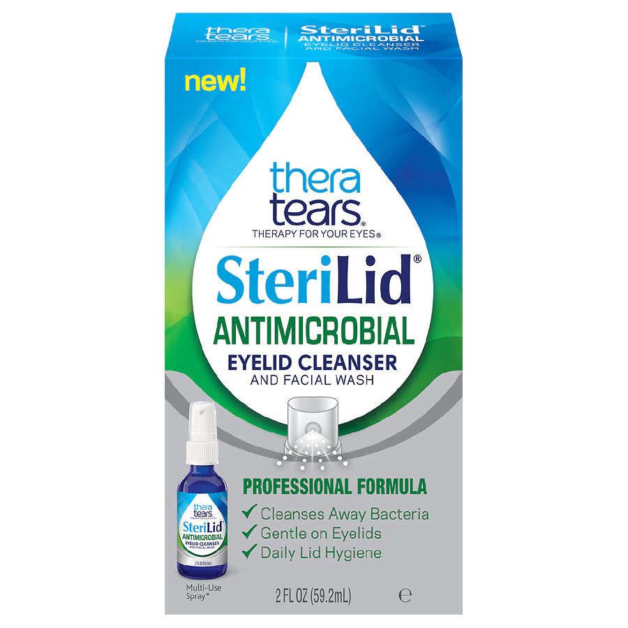 TheraTears® SteriLid® Antimicrobial Eyelid Cleanser and Facial Wash ...