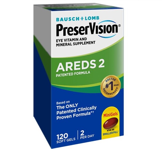 PreserVision® AREDS 2 Formula Vitamin & Mineral Supplement 120 ct Soft ...