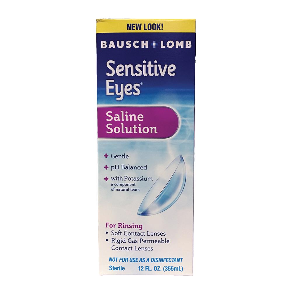 Sensitive Eyes® Plus Saline 12 fl oz | Contact Lens Care: EZContacts.com