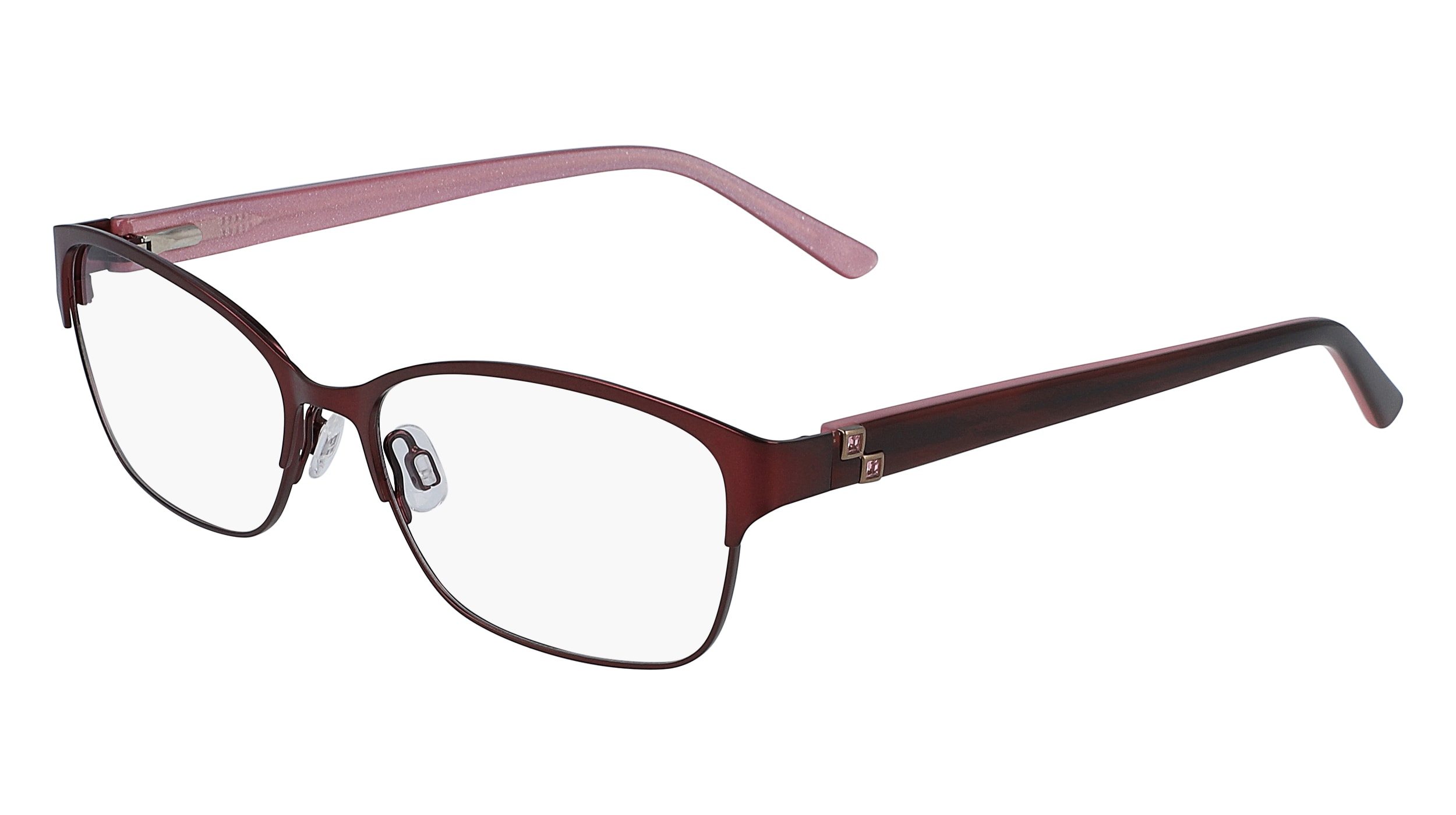 Genesis G5053 Eyeglasses | 200 Brown 55-15-140 | EZContacts.com