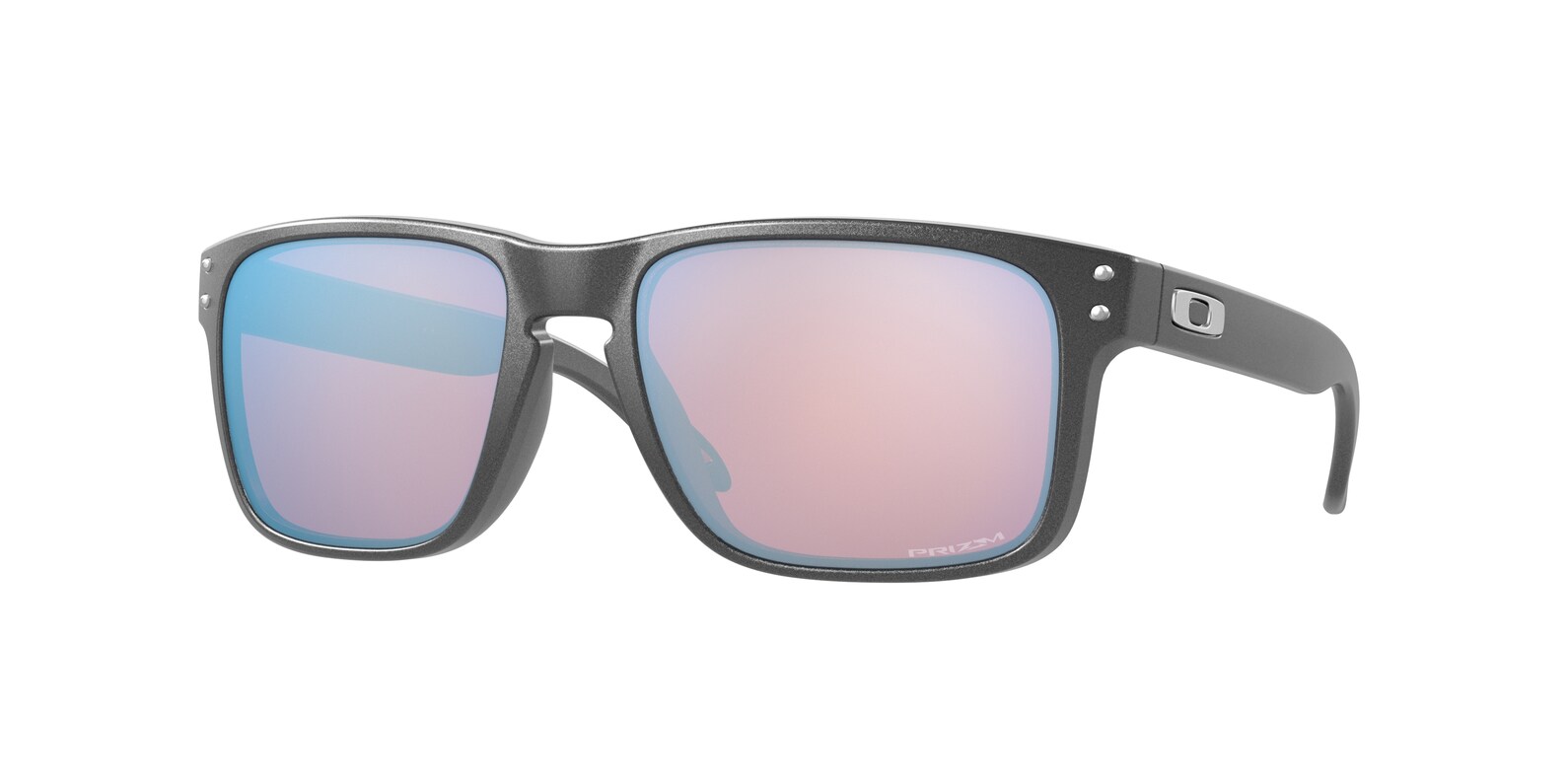 Oakley HOLBROOK OO9102 Sunglasses | 9102D7 Matte Black / prizm tungsten ...