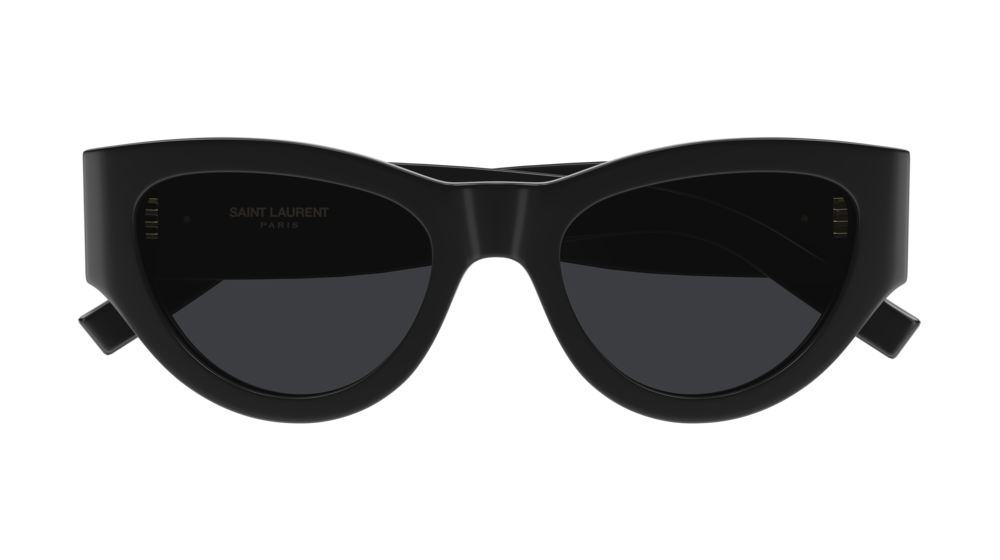 Saint Laurent SL M94 Sunglasses | Black 001 / Grey None Lens 53-20-145 ...