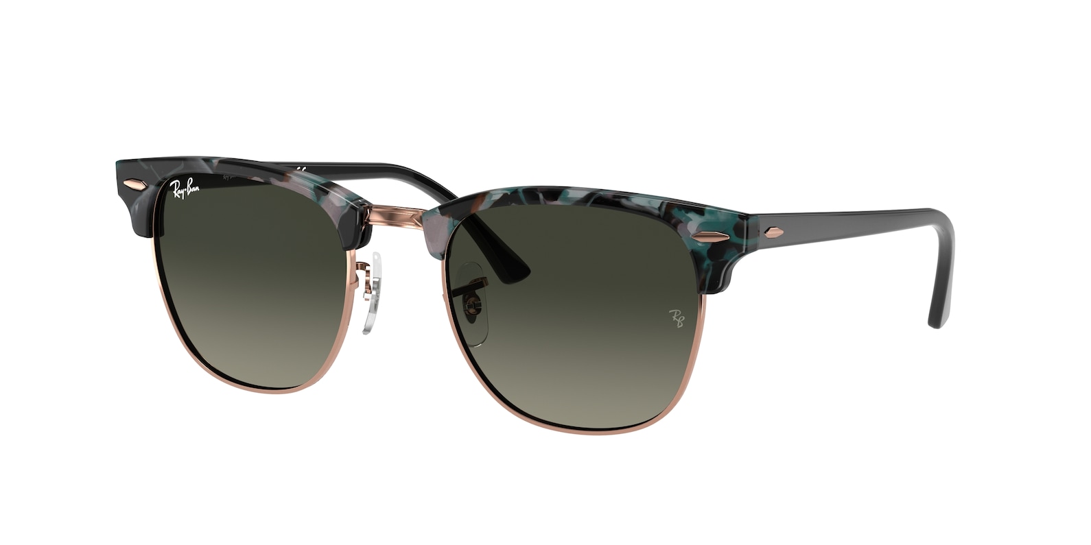Ray-Ban RB3016 CLUBMASTER Sunglasses | 114517 Sand Havana ON Arista ...