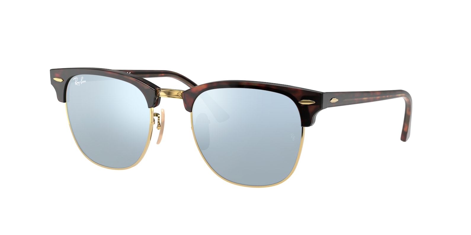 Ray-Ban RB3016 CLUBMASTER Sunglasses | 114517 Sand Havana ON Arista ...