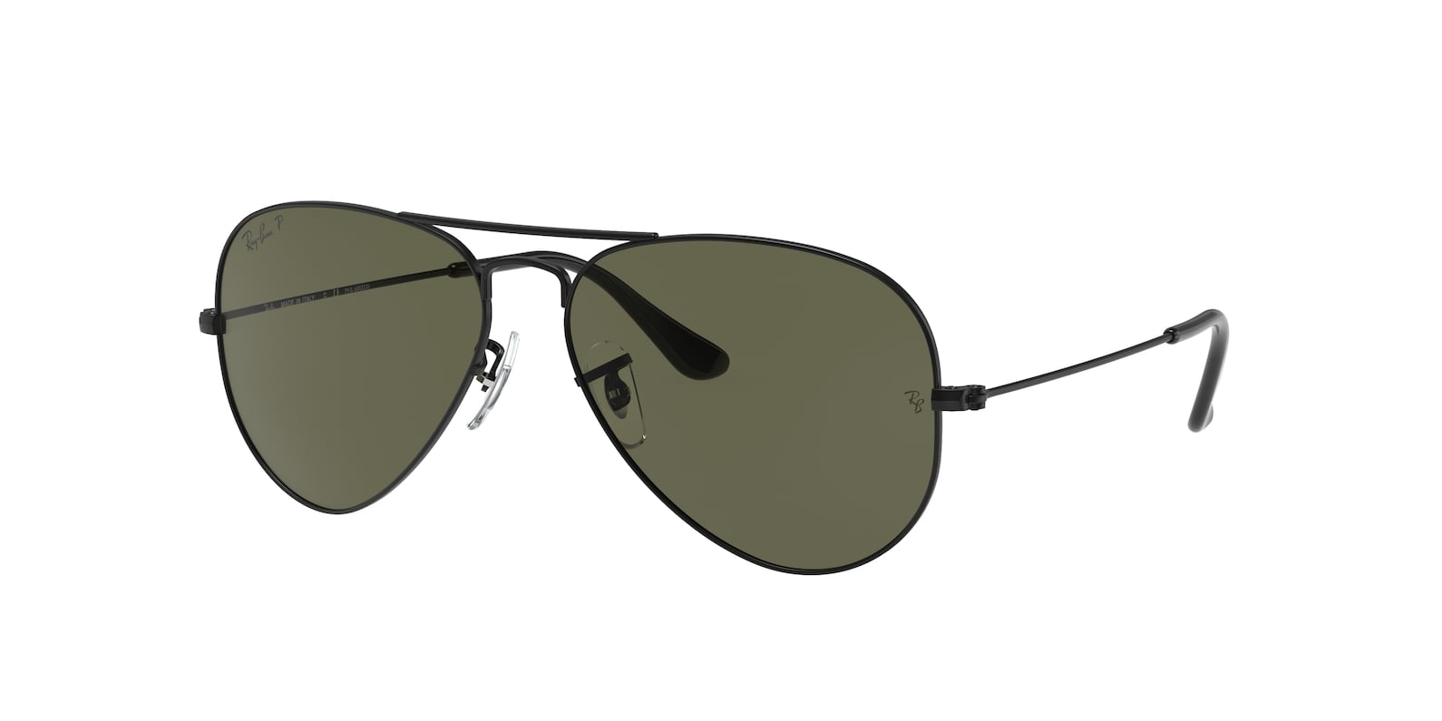 Ray-Ban RB3025 AVIATOR LARGE METAL Sunglasses | 002/48 Black / black ...