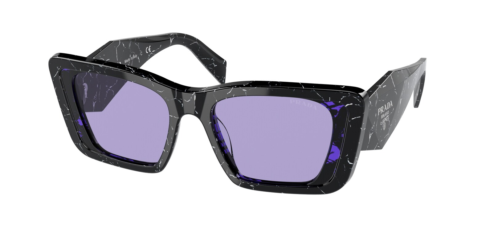 Prada PR 08YS Sunglasses | 01V8C1 Havana Honey / dark brown Lens 51-18 ...