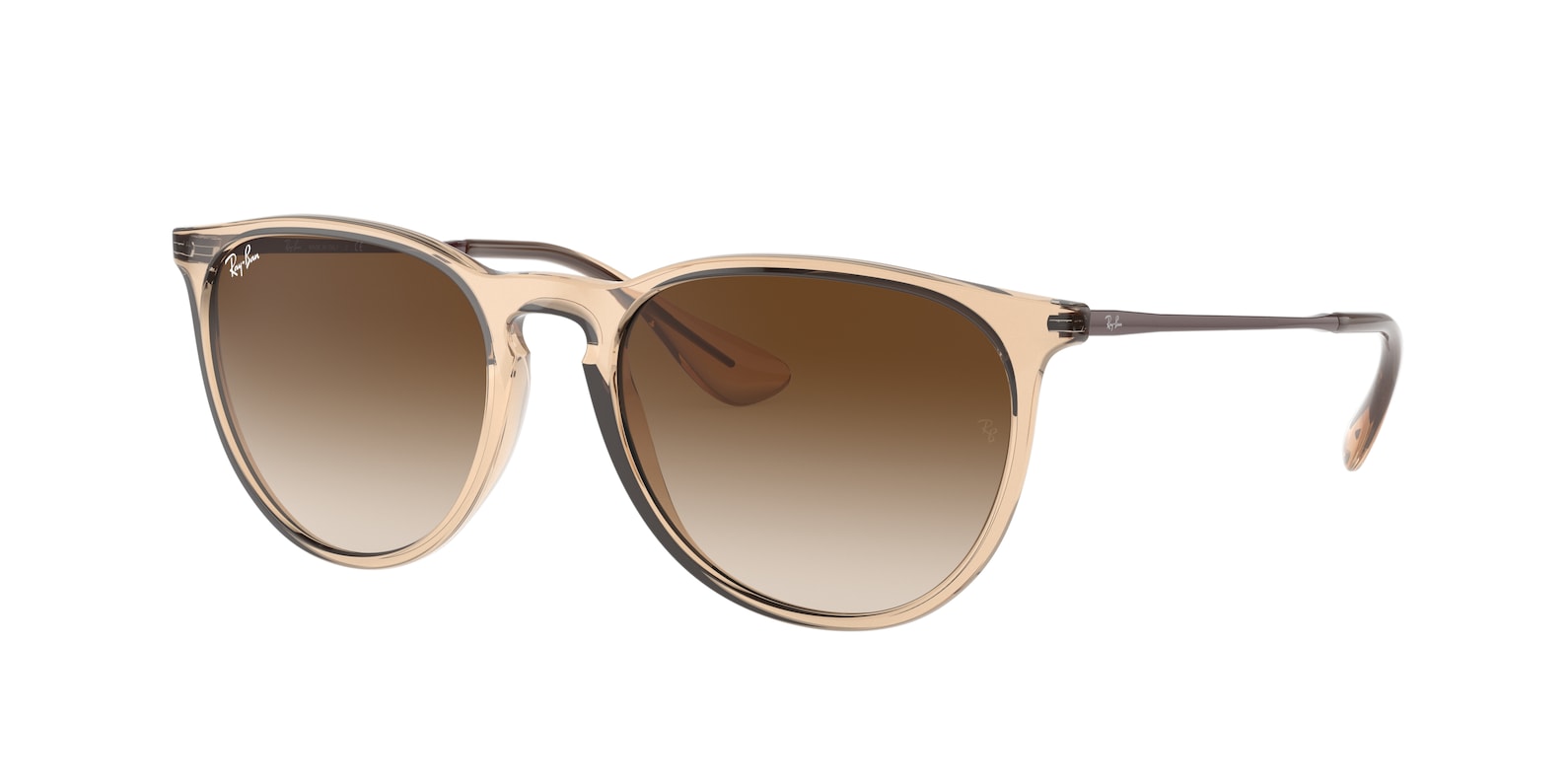 Ray-Ban RB4171F ERIKA (F) Asian Fit Sunglasses | 865/13 Rubber Havana ...