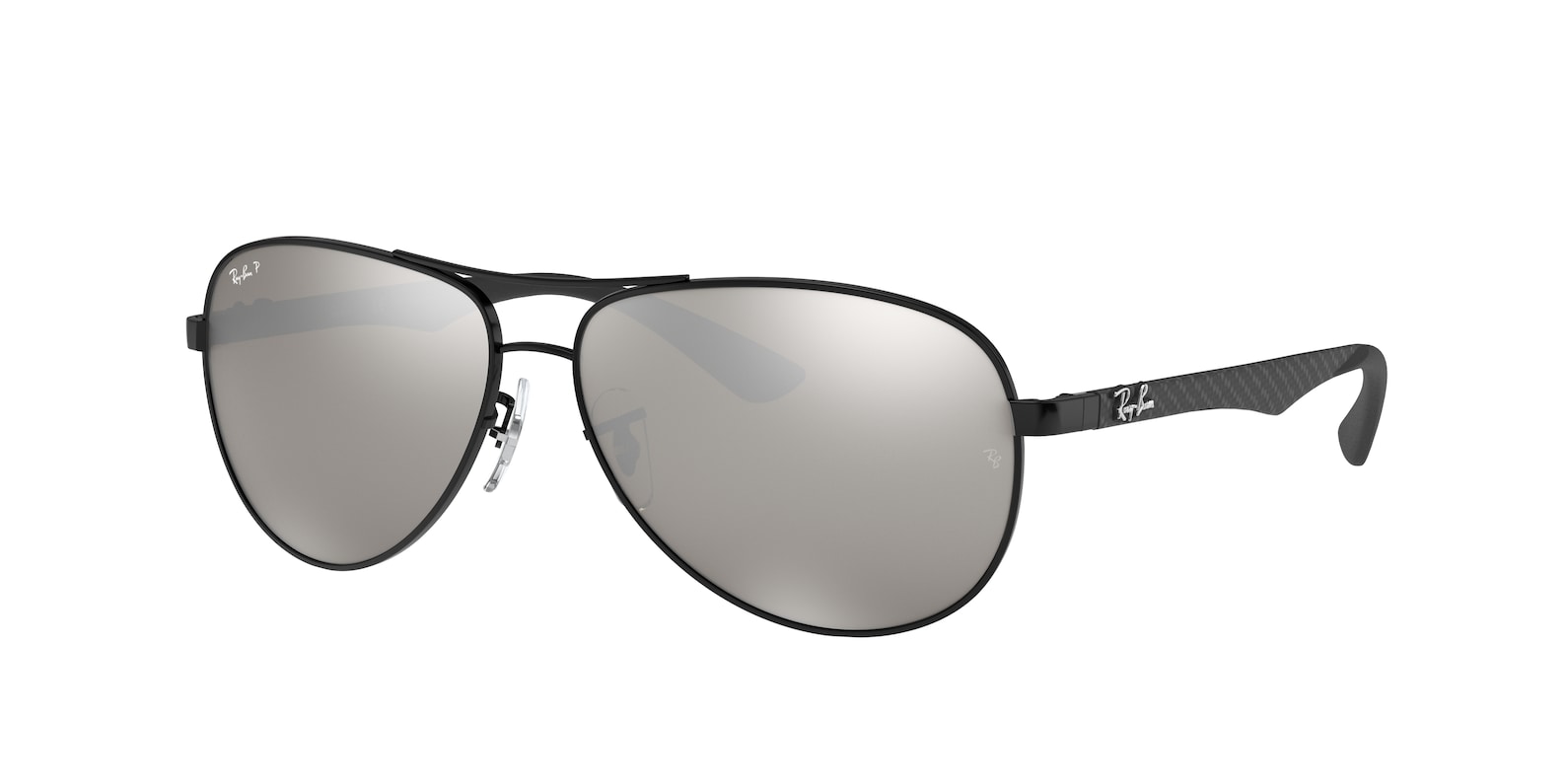 Ray-Ban RB8313 CARBON FIBRE Sunglasses | 004/N5 Gunmetal / dark green ...