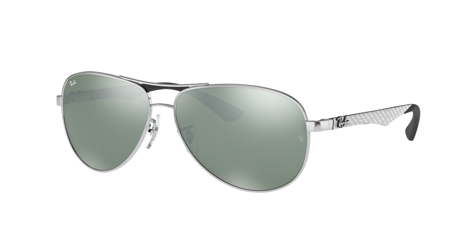Ray-Ban RB8313 CARBON FIBRE Sunglasses | 004/K6 Gunmetal / blue mirror ...