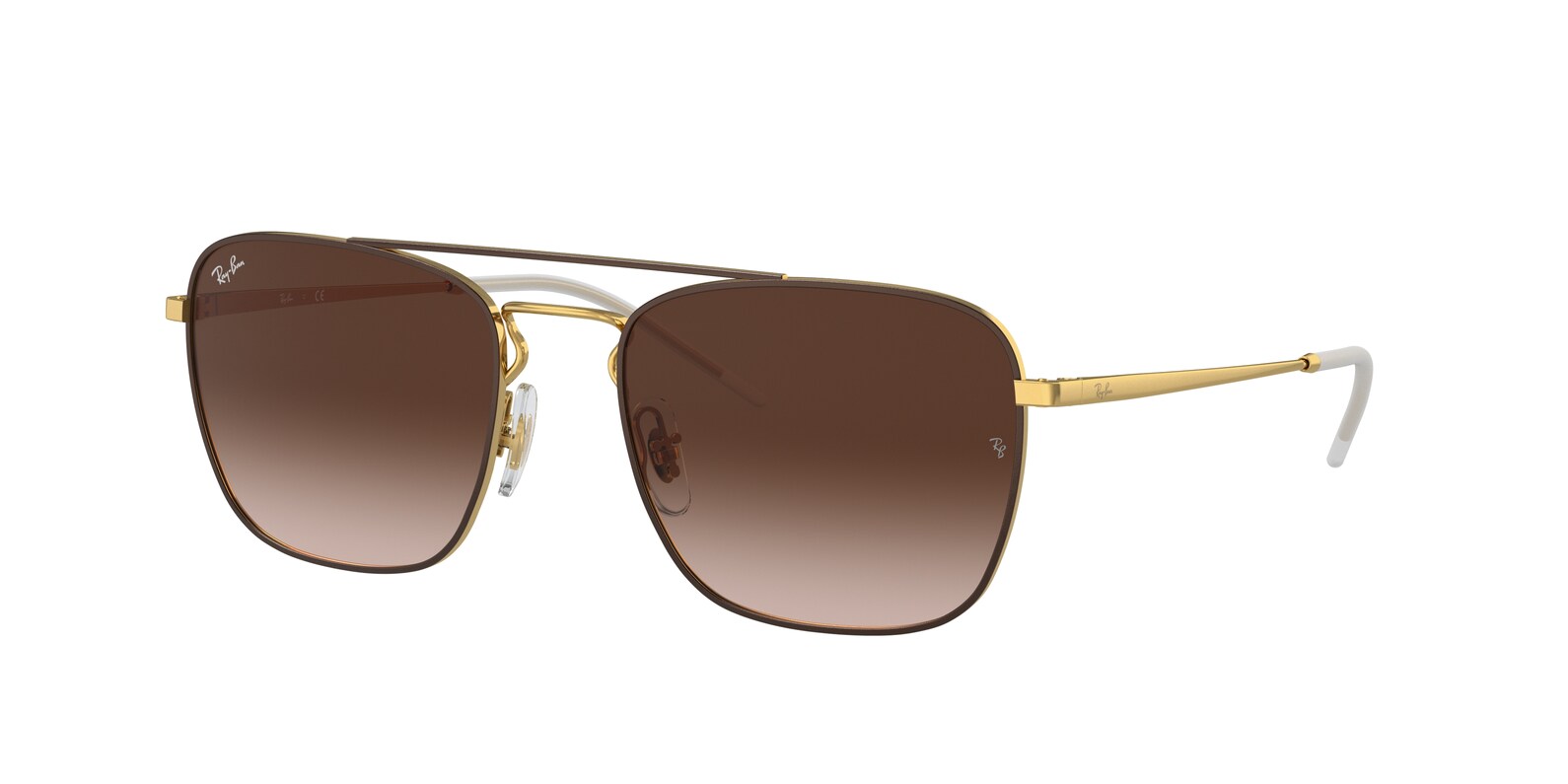 Ray-Ban RB3588 Sunglasses | 905513 Brown ON Arista / brown gradient ...