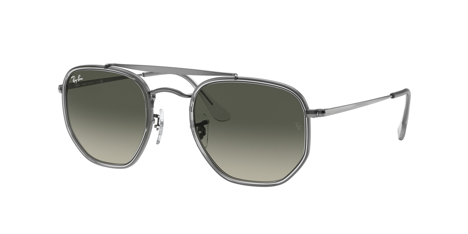 Ray-Ban RB3648M THE MARSHAL II Sunglasses | 91673F Arista / clear ...