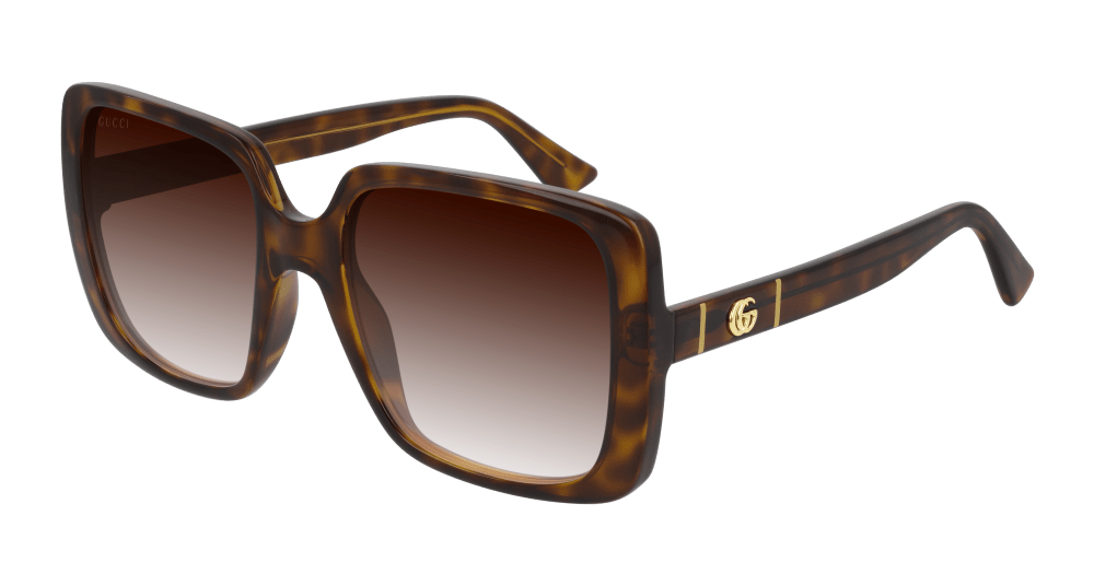 Gucci GG0632S Sunglasses | Black 001 / GREY Lens 56-20-145 | EZContacts.com