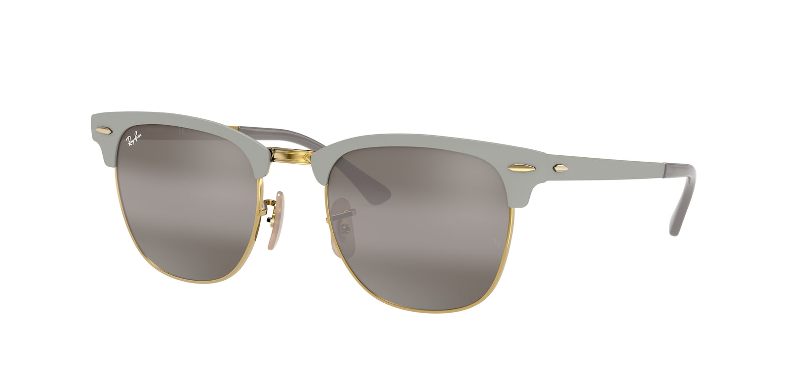 Ray-Ban RB3716 CLUBMASTER METAL Sunglasses | 186/58 Matte Black ON ...