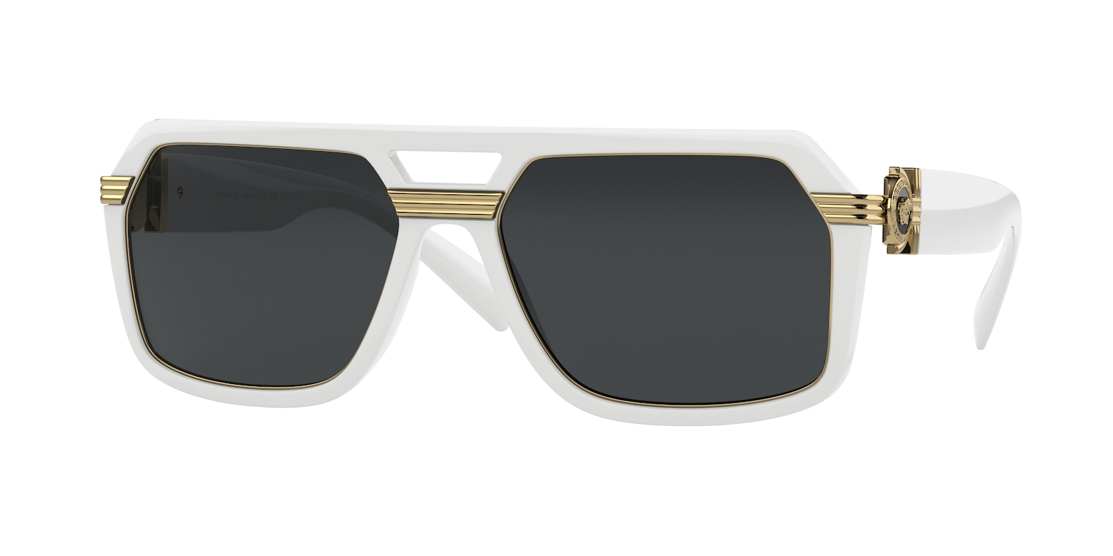 Versace VE4399 Sunglasses | GB1/87 Black / dark grey Lens 58-18-145 ...