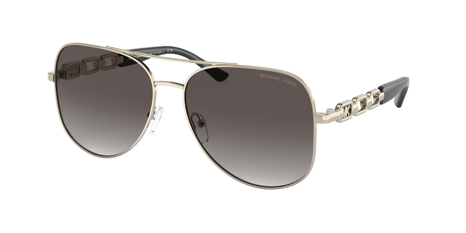 Michael Kors MK1121 CHIANTI Sunglasses | 12136K Mink / caramel silver ...