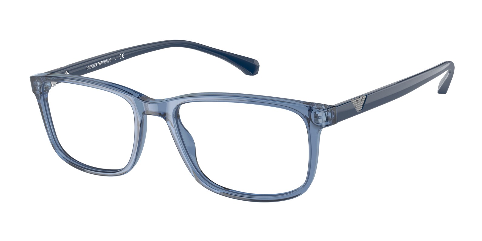 Emporio Armani EA3098 | 5566 Matte Black & Striped Grey 53-18-140 ...