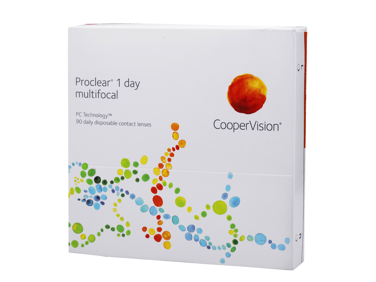 Proclear 1-Day Multifocal (90 Pack) Contact Lenses | Free Shipping