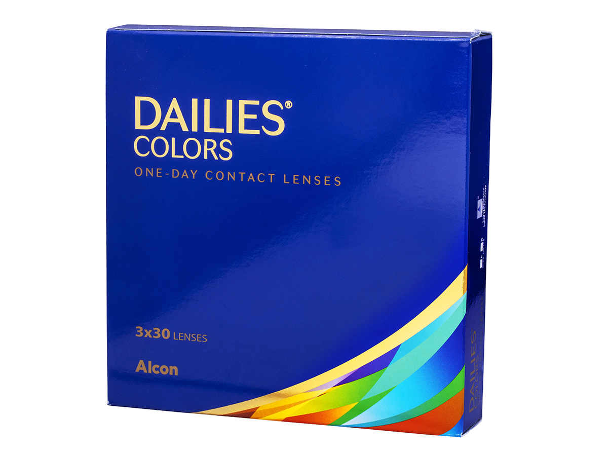 DAILIES Colors 90 Pack Contact Lenses | Free Shipping