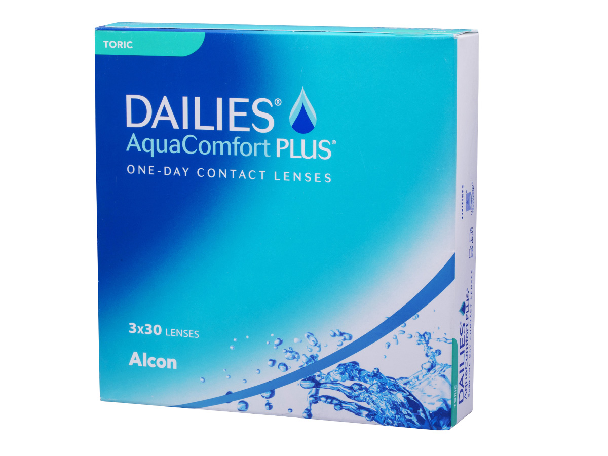 Dailies AquaComfort Plus Toric (90 Pack) Contact Lenses | Free Shipping