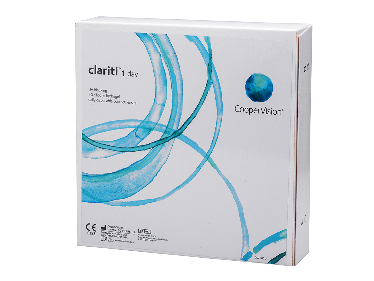 Clariti 1 Day (90 Pack) Contact Lenses | Free Shipping