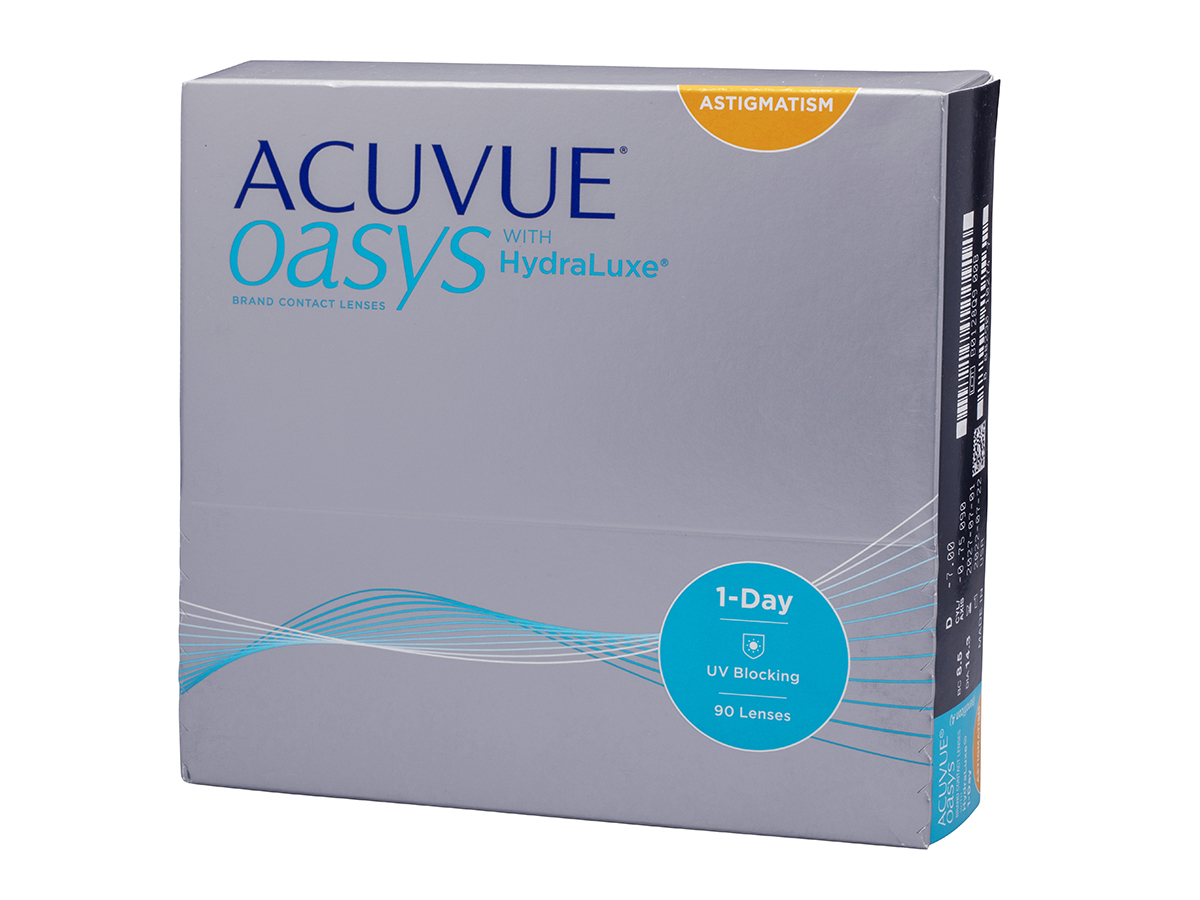 Acuvue Oasys 1-Day for Astigmatism (90 Pack) Contact Lenses | Free Shipping