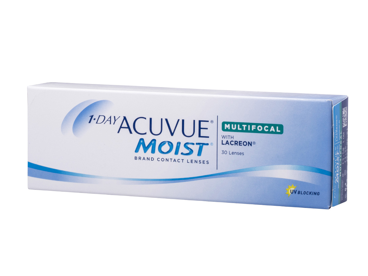 1-Day Acuvue Moist Multifocal (30 Pack) Contact Lenses | Free Shipping