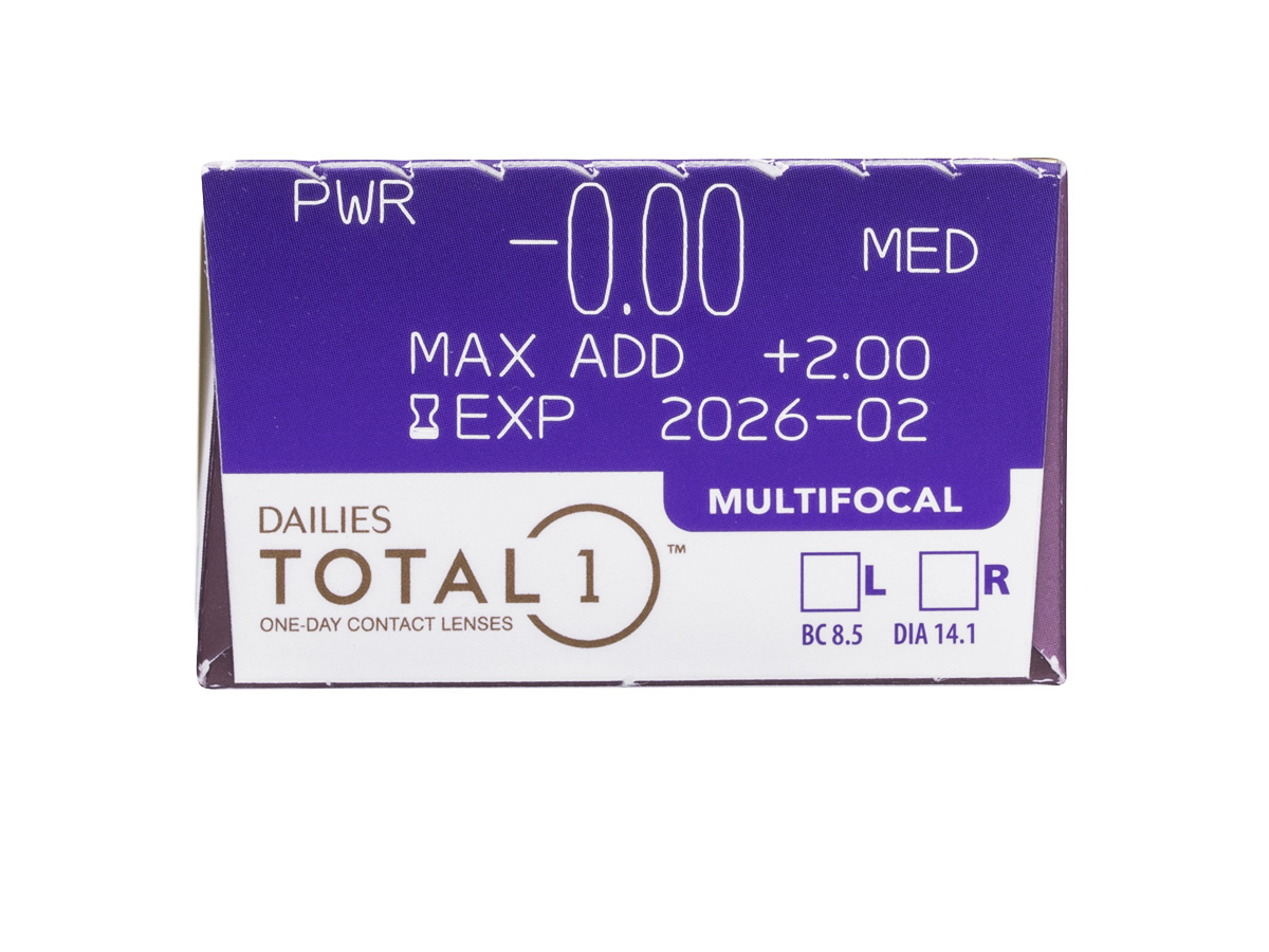 Dailies Total 1 Multifocal 30 Pack Contact Lenses | Free Shipping