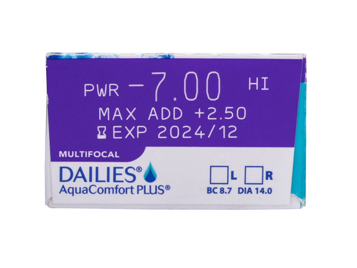 Dailies AquaComfort Plus Multifocal (30 Pack) Contact Lenses | Free ...