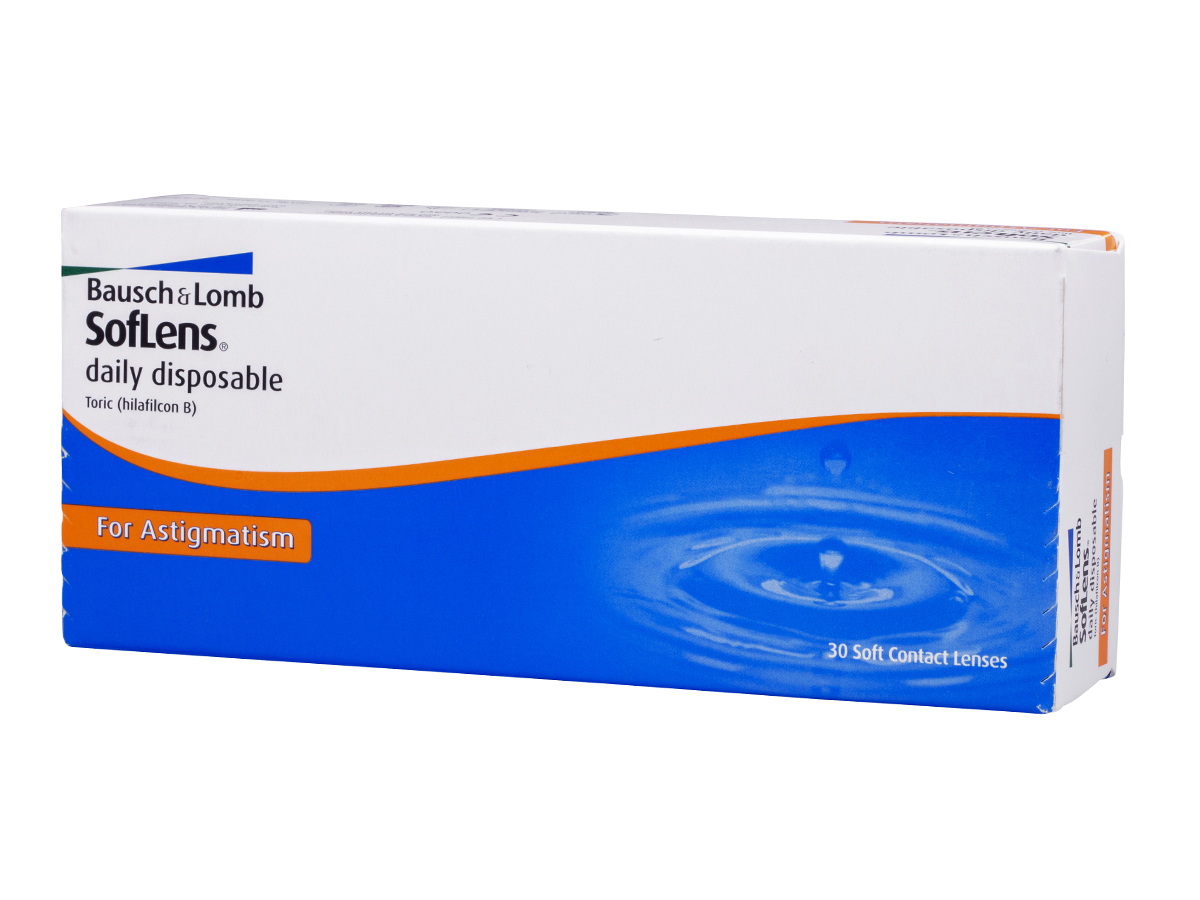 SofLens Daily Disposable Toric for Astigmatism 30 Pack Contact Lenses ...