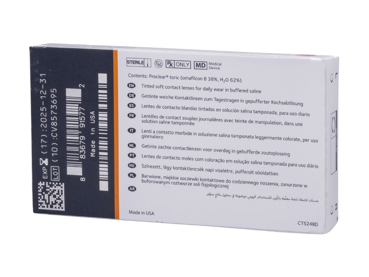 Proclear Toric XR Contact Lenses | Free Shipping