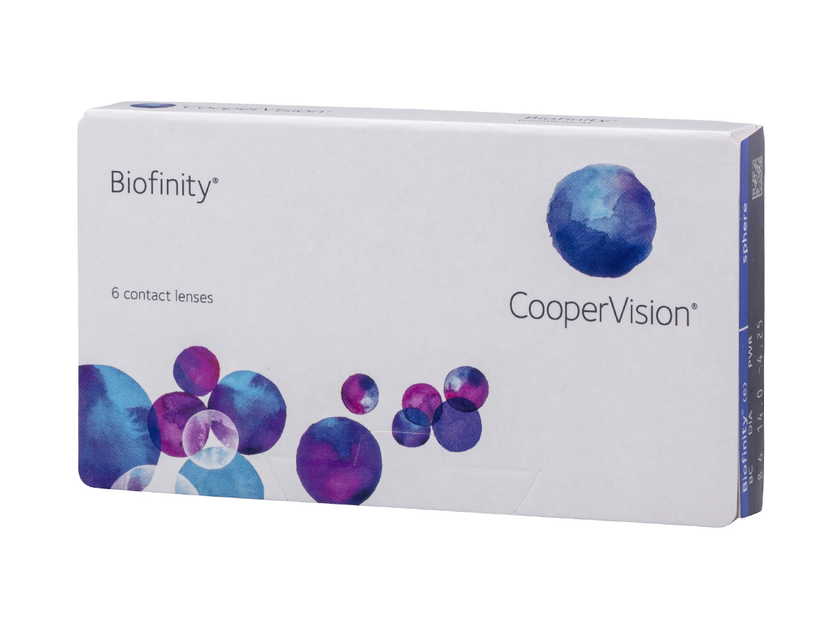 Biofinity 6 Pack Monthly Contact Lenses | Free Shipping