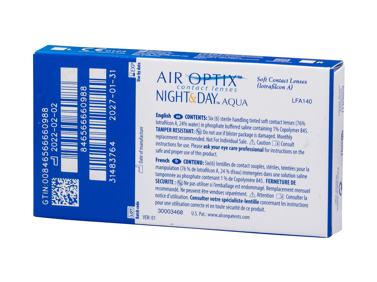Air Optix Night & Day Aqua Contact Lenses | Free Shipping