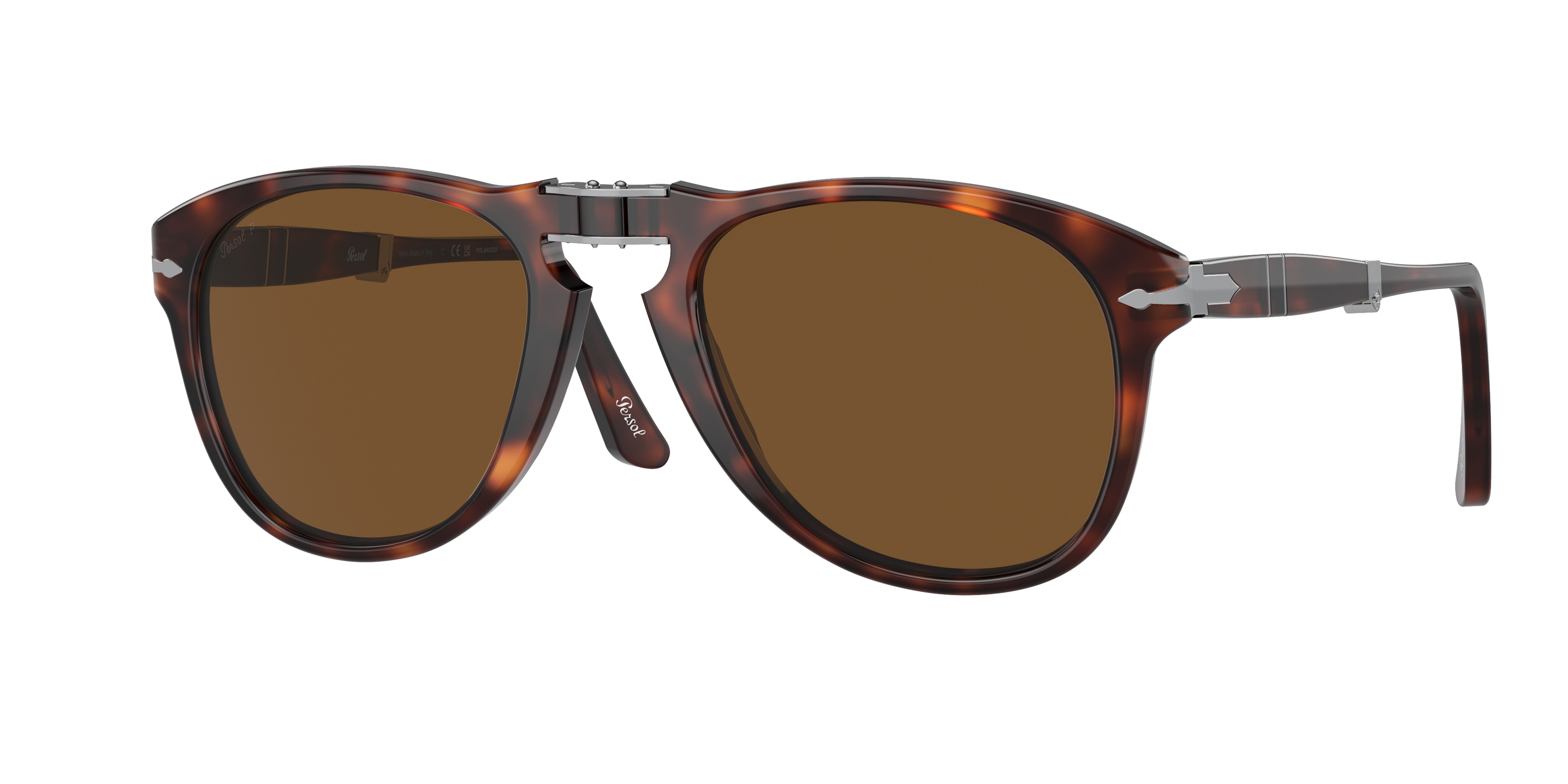Persol PO0714 FOLDING Sunglasses | 24/S3 Havana / Polar Blue Gradient ...