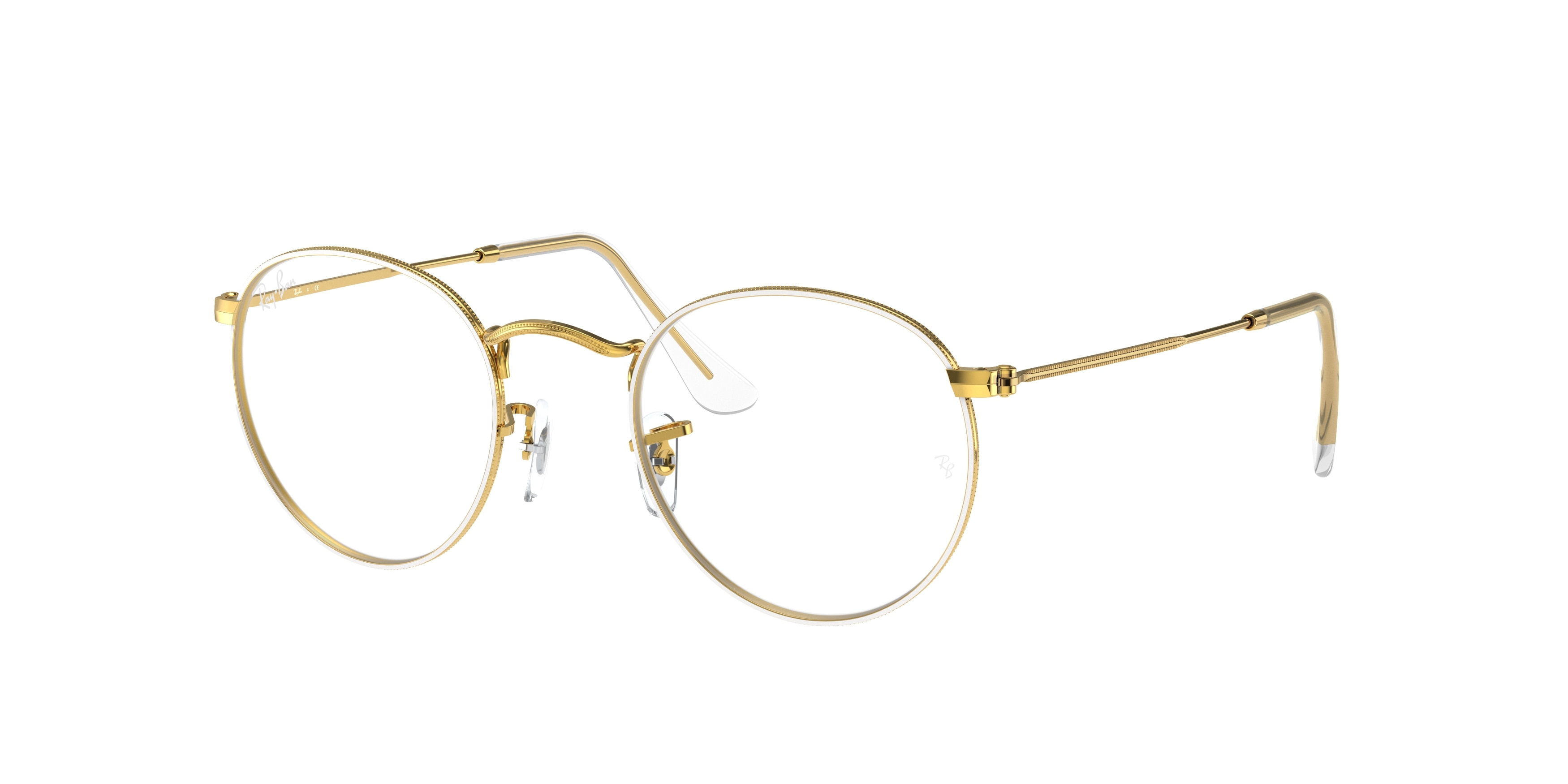 Ray-Ban RX3447V ROUND METAL Prescription Eyeglasses | Free Shipping