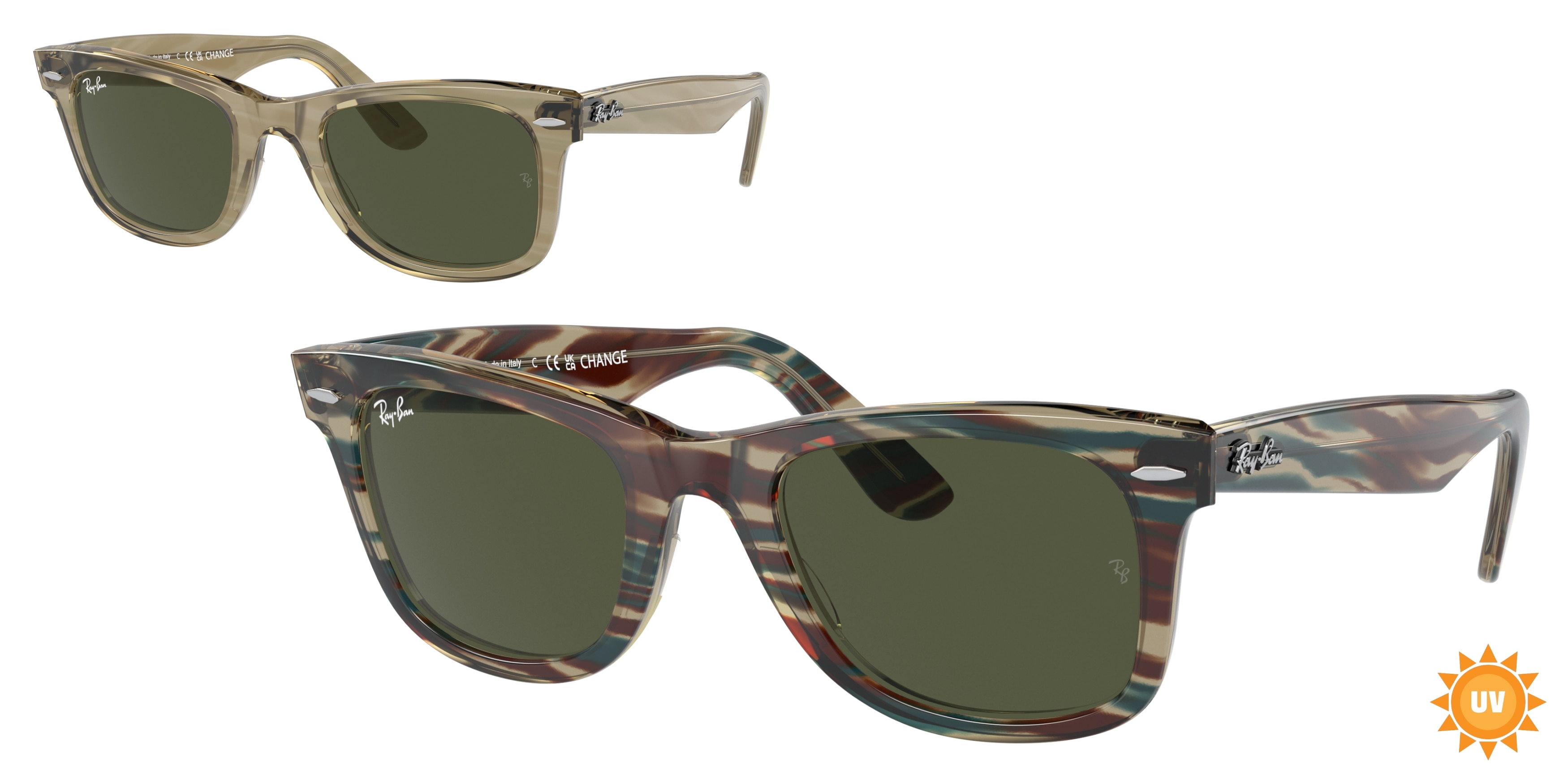Ray-Ban RB2140F WAYFARER Asian Fit Sunglasses | Free Shipping