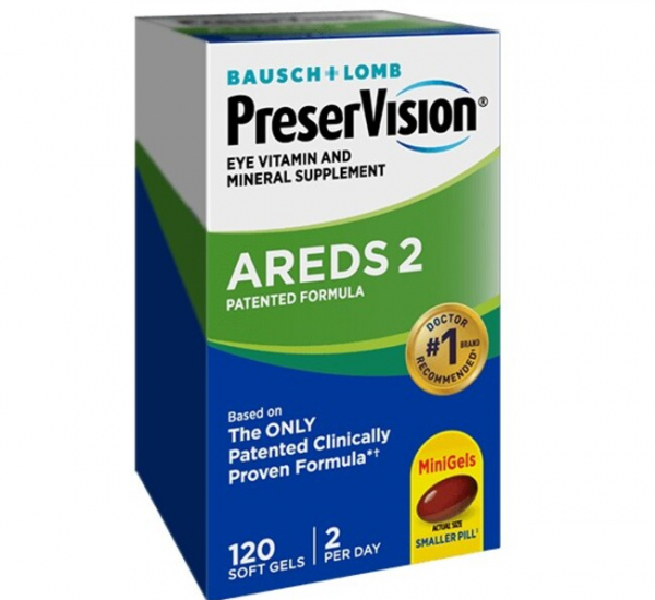 PreserVision® AREDS 2 Formula Vitamin & Mineral Supplement 120 ct Soft ...