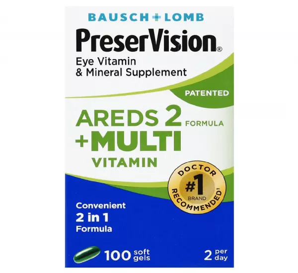 PreserVision® AREDS 2 Formula + MultiVitamin Vitamin & Mineral ...
