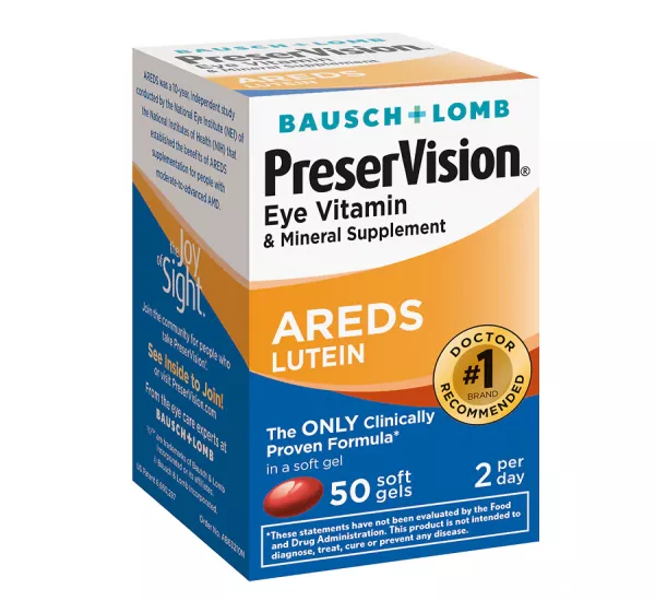 PreserVision® AREDS Lutein Formula Vitamin & Mineral Supplement 50 ct ...