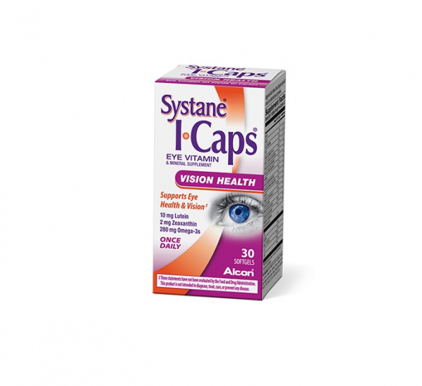 SYSTANE® ICAPS® Eye Vitamin Lutein/Omega 3 Formula 30ct Softgels | Eye ...
