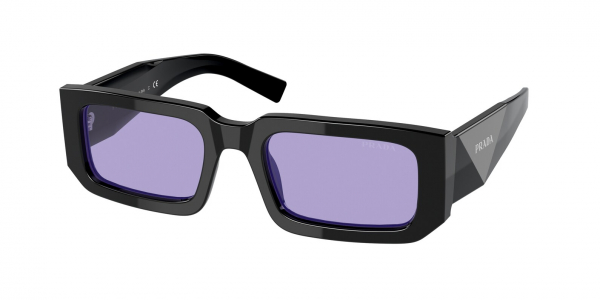 Prada PR 06YS Sunglasses | 02Z01O Black / Blue / violet Lens 53-21-145 ...