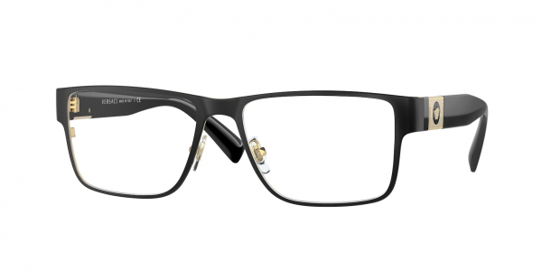 Versace VE1274 | 1436 Matte Blak / Gold 55-17-140 | Rated 5.0, 8 ...