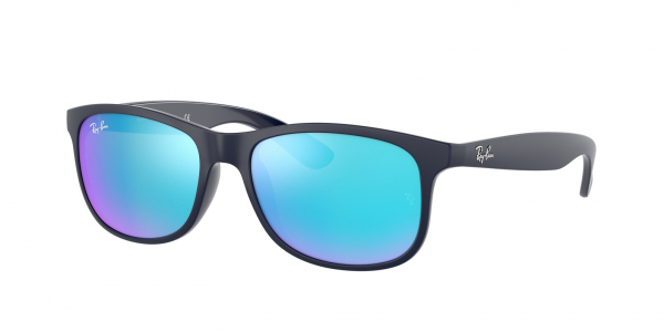 Ray-Ban RB4202 ANDY Sunglasses | 606971 Matte Black ON Black / dark ...