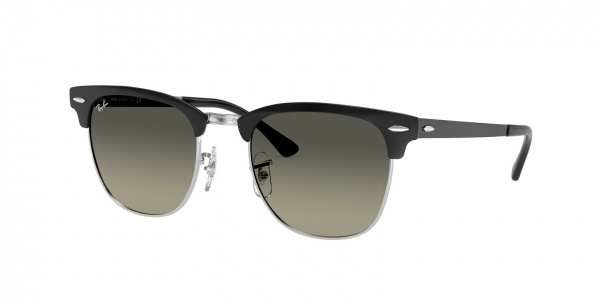 Ray-Ban RB3716 CLUBMASTER METAL Sunglasses | 186/58 Matte Black ON ...