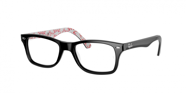 Ray-Ban RX5228 | 5014 Black ON Texture White 50-17-140 | Rated 4.8, 60 ...