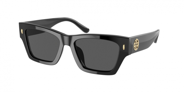 Tory Burch TY7169U Sunglasses | 170987 Black / solid grey Lens 52-17 ...