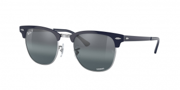 Ray-Ban RB3716 CLUBMASTER METAL Sunglasses | 186/58 Matte Black ON ...