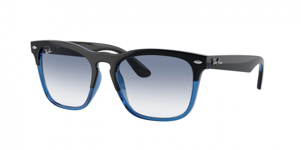 Ray-Ban RB4487 STEVE Sunglasses | 663219 Black ON Transparent Blue ...