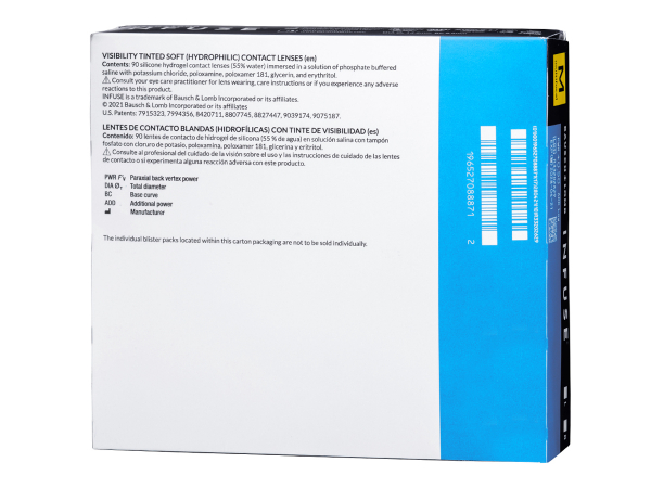 Bausch and Lomb Infuse One-Day Multifocal 90 Pack Contact Lenses | Free ...
