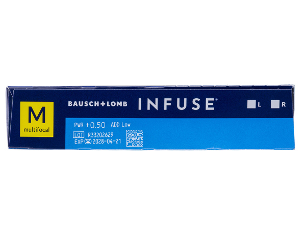 Bausch and Lomb Infuse One-Day Multifocal 90 Pack Contact Lenses | Free ...