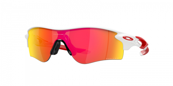 Oakley OO9206 RADARLOCK PATH (A) Asian Fit Sunglasses | 920646 Polished White / prizm ruby Lens ...